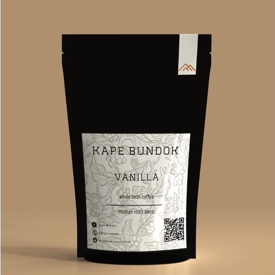 Kape Bundok Roasted Vanilla Flavored Coffee Bean 1KG 500G 250G | Shopee ...