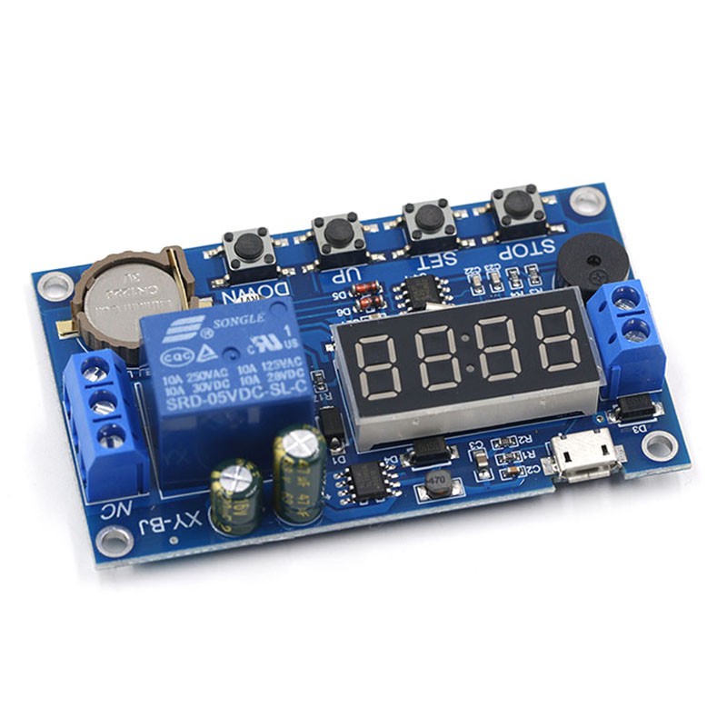 DC 5V LED Digital Real-time Relay Module Clock Control Switch Delay ...