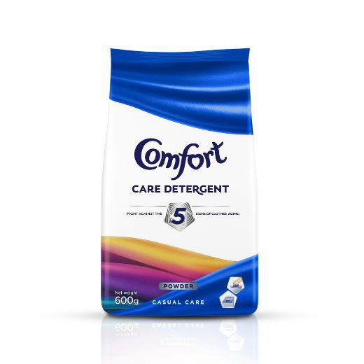 Comfort Blue Powder Detergent Casual Care 600g Pouch | Shopee Philippines