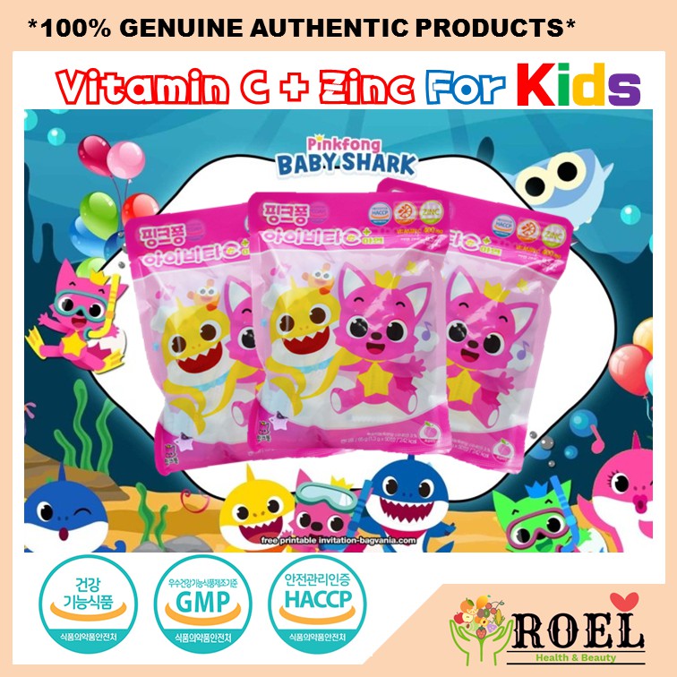 🇰🇷PINKFONG Baby Multi Vitamin Candy 50pcs peach flavor *freebies ...