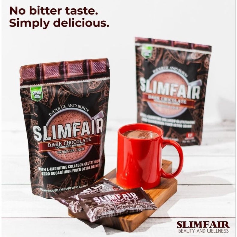 SLIMFAIR CHOCO 10x DETOX | Shopee Philippines