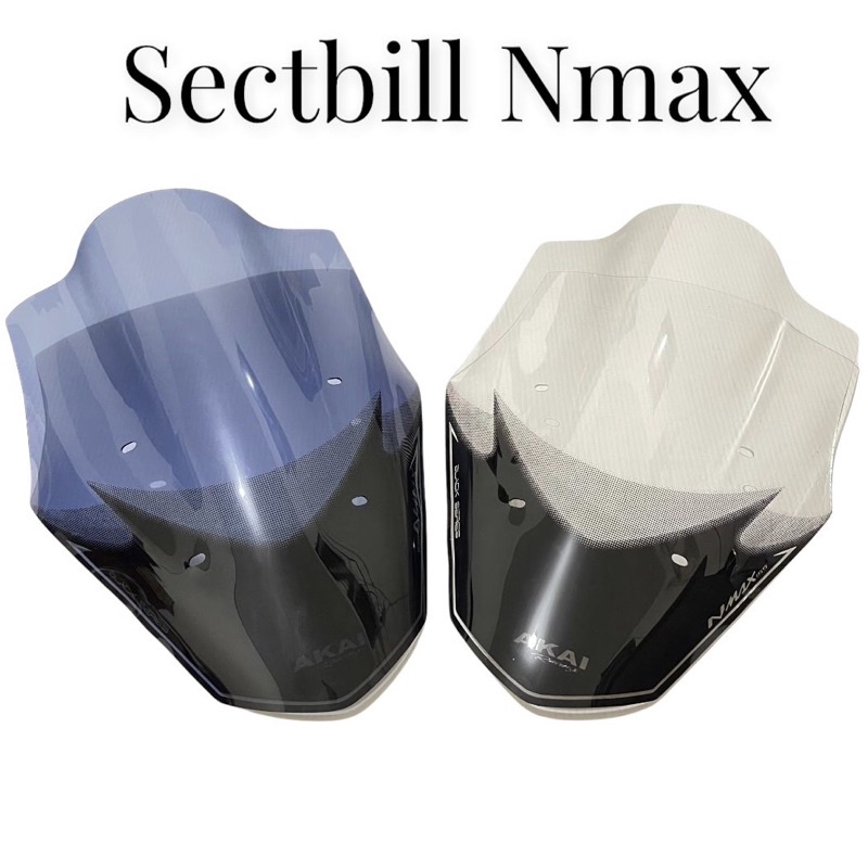Visor Windshield Nmax Model Sectbill Akai Black Series Ready for Nmax ...