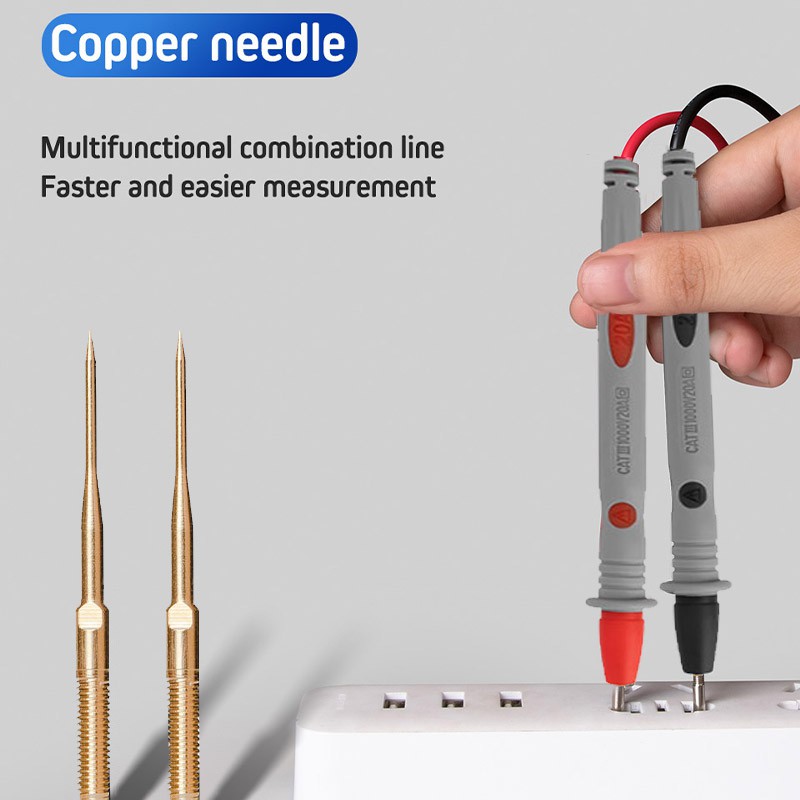 Universal Digital 1000V/20A Thin Tip Needle Multimeter Multi Meter Test ...