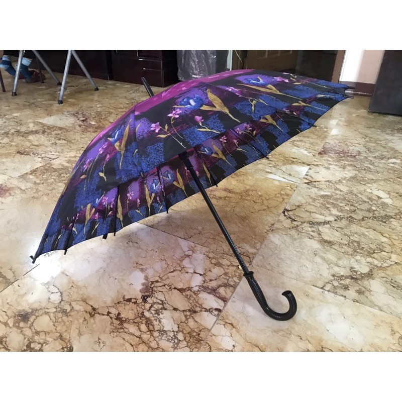 12 Ribs Umbrella Abstract Print J Handle High Quality Payong COD ...