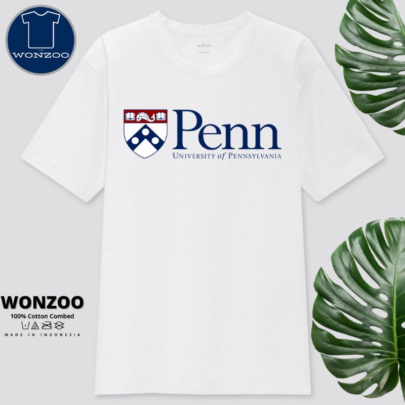 T-shirt PENN UNIVERSITY OF PENNSYLVANIA (PREMIUM QUALITY) | Shopee ...
