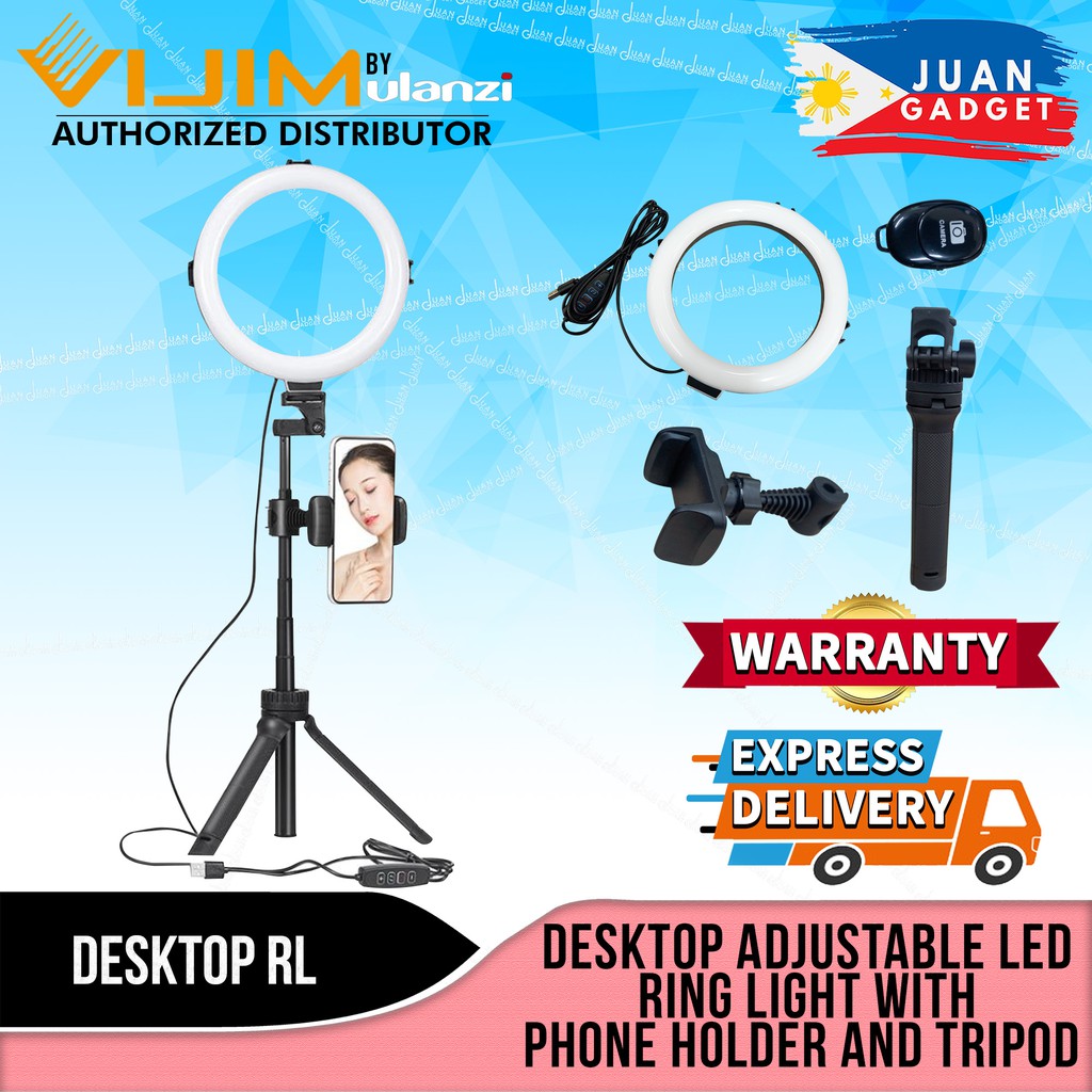Vijim by Ulanzi Ring Light with Vlog Tripod Kit for Vlogging ...