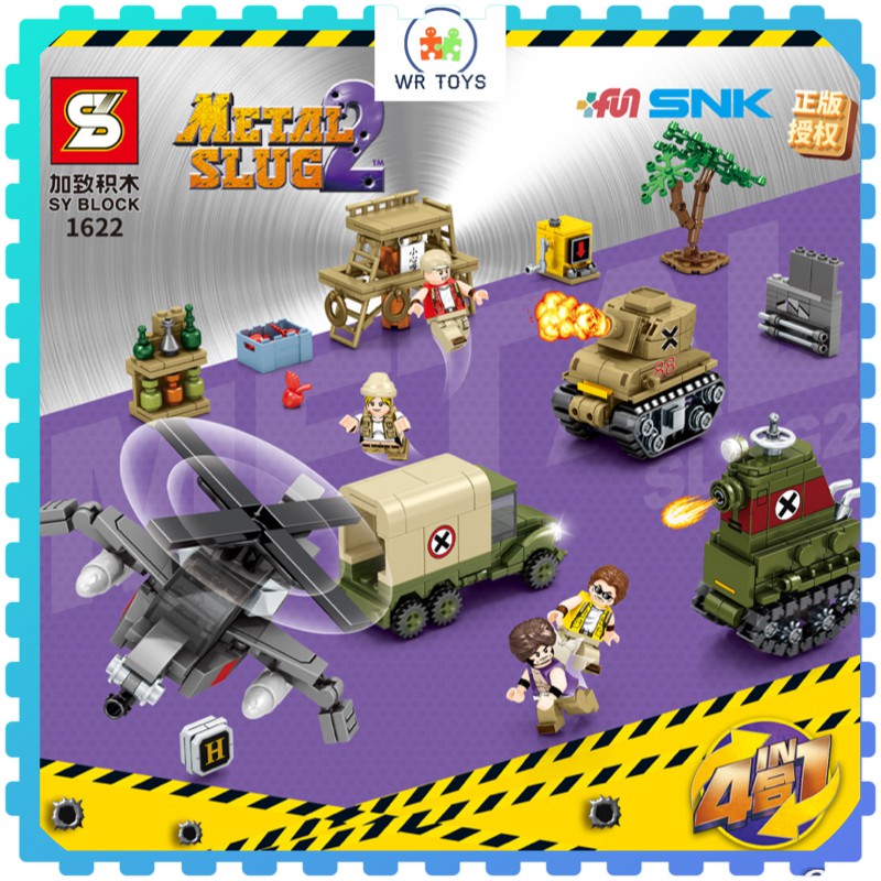 Metal Slug 2 Series Scene Combination Military War Assembled Model ...