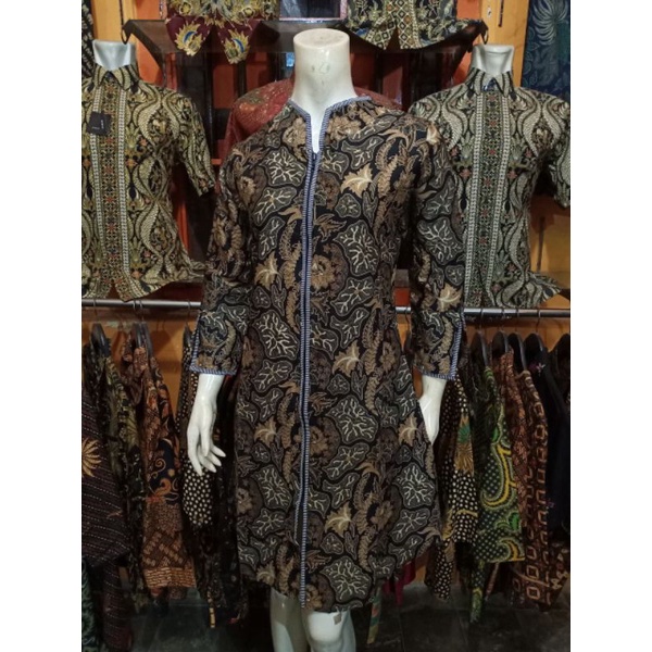 Batik Party DRESS MERMAID DRESS BATIK MODERN Women's Office | Shopee ...