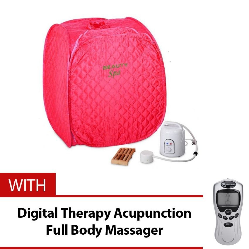 Keimav Portable Steam Sauna with Digital Therapy Full Body Massager ...