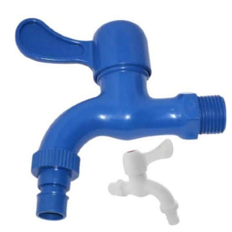 PVC FAUCET LEVER TYPE WHITE AND BLUE | Shopee Philippines