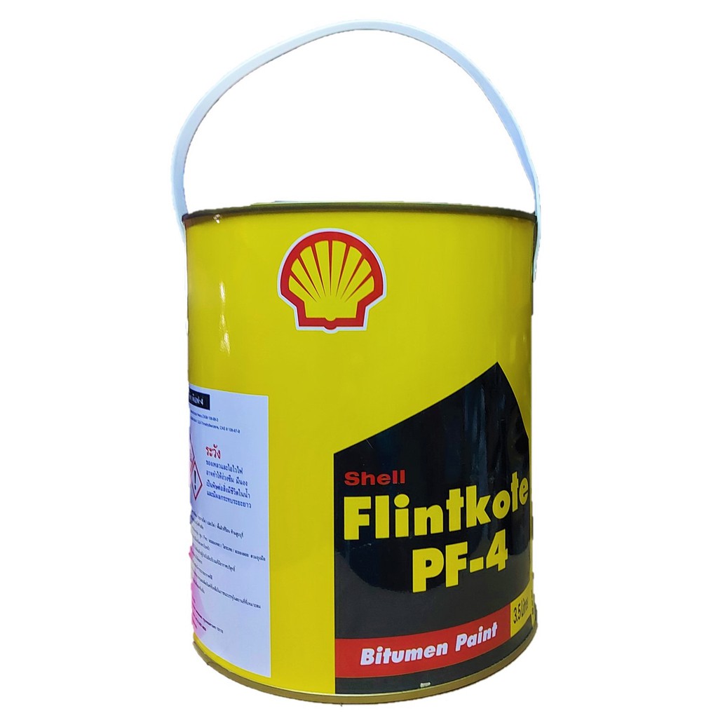 Shell Flintkote Bitumen Paint Black Primer PF-4 - 3.5L | Shopee Philippines