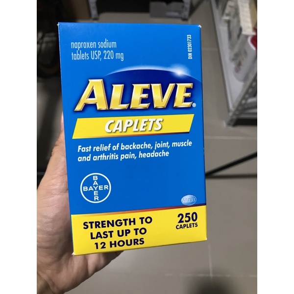 Aleve Caplets 250pcs | Shopee Philippines