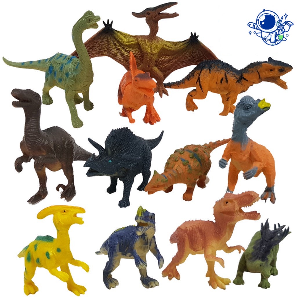 Solid Rubber Model Animal Toys Rubber Dinosaur Dinosaur Toys Dino ...