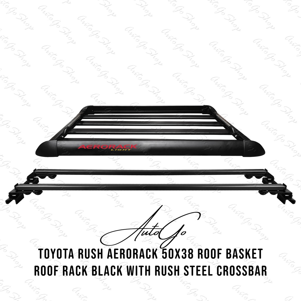 Toyota Rush 2018-2022 50x38 Roof Basket Roof Rack Black with Rush Steel ...