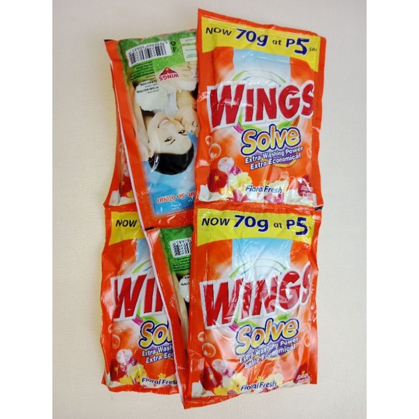 Wings Powder/Wings Detergent Powder 6pcs. | Shopee Philippines