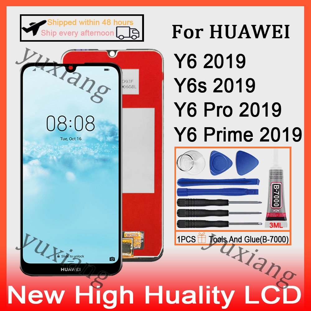 6.09'' inch Original Huawei Y6s 2019 Y6s Y6 Pro 2019 Y6 Prime 2019 LCD Display Touch Screen ...