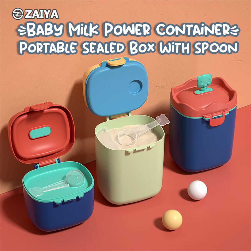 POWDER CONTAINER Portable Baby Milk Powder Box Milk Powder Container ...