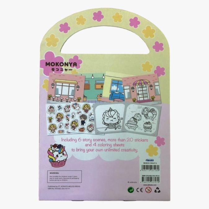 My LITTLE PONY STICKER COLORING BOOK ADINATA / Children's BOOK STICKER ...