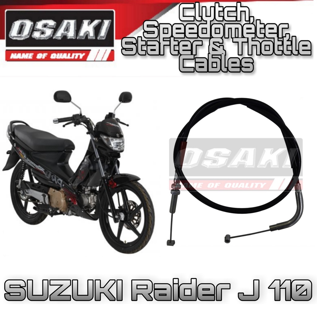 Original OSAKI Cables Clutch, Speedometer, Starter, & Throttle Cables ...
