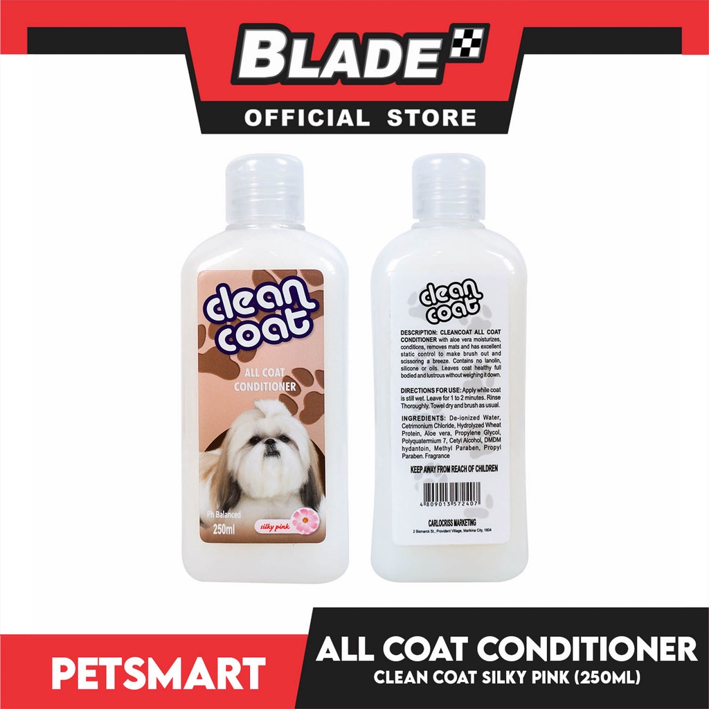 Clean Coat All Coat Conditioner (Silky Pink) 250ml | Shopee Philippines