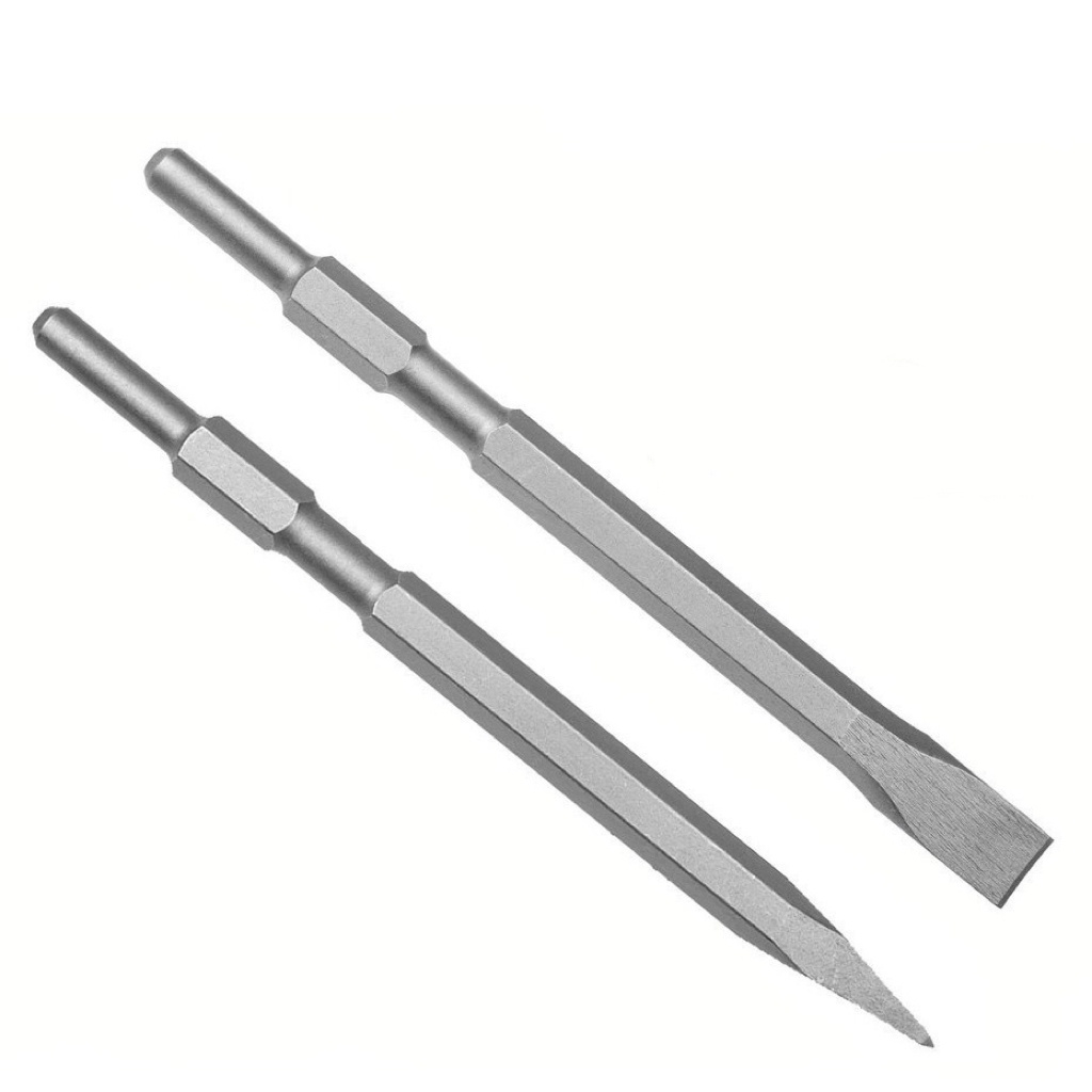 hex hss Flat / hexagon Point chisel | Shopee Philippines