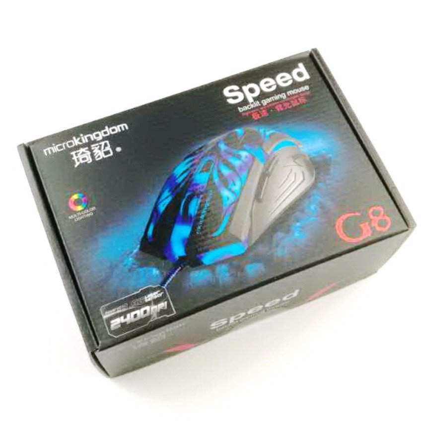 MICROKINGDOM G8 SPEED BACKLIT GAMING MOUSE | Shopee Philippines