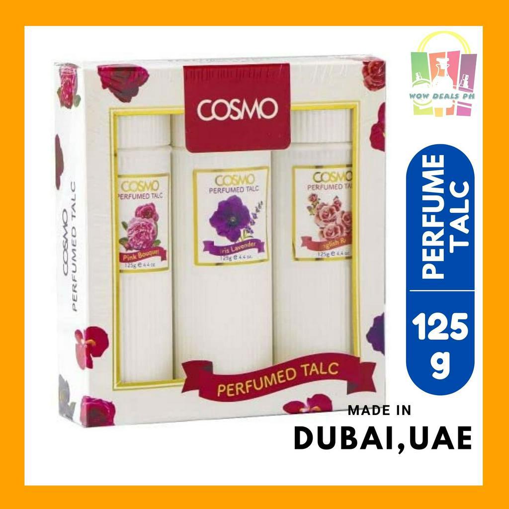 Cosmo Perfumed Talc Powder 125g And Beaute Body Lotion 1000ML | Shopee ...