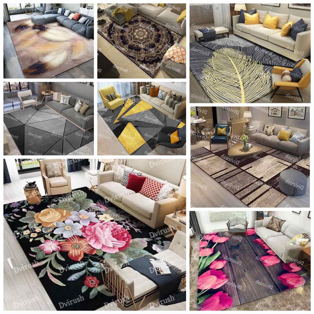 80 cm x 120 cm Small 3D Carpet Living Room SMat Machine Washable Custom ...