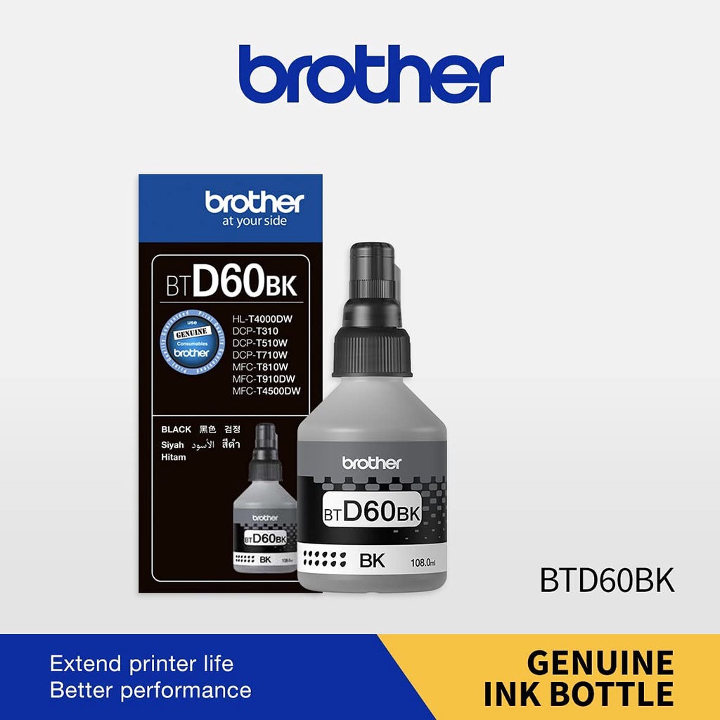 Brother BT6000 Black Genuine Ink Bottle | Shopee Philippines