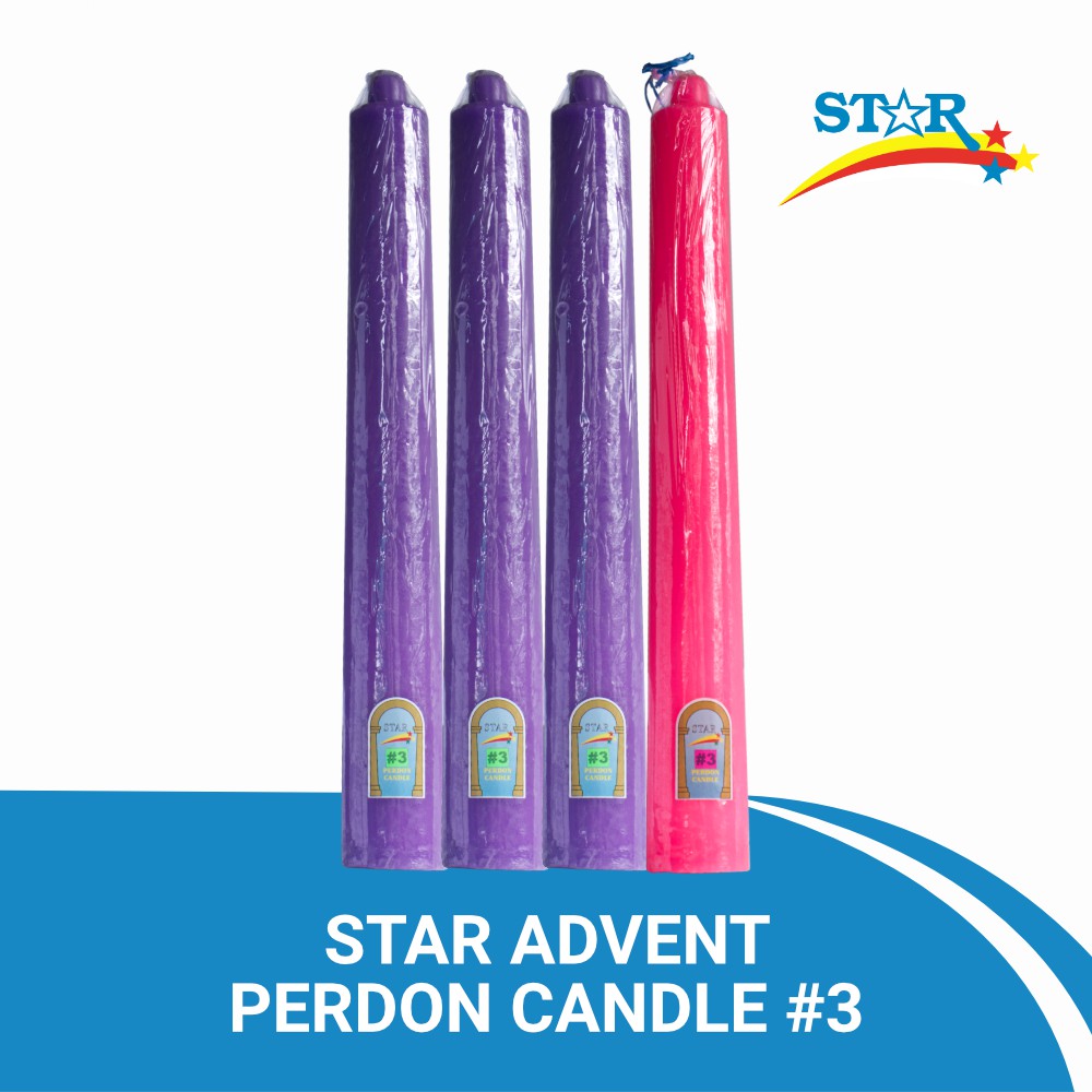 Star Advent Perdon Candle Sets | Shopee Philippines