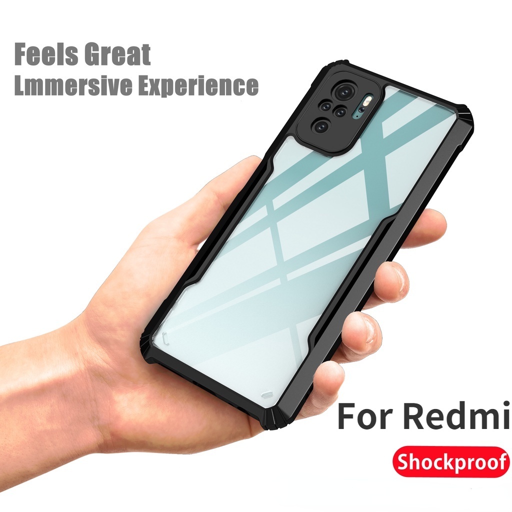 Shockproof Armor Acrylic Case For Xiaomi Redmi 5 6 6A 5A 4A 4X 6 Pro ...