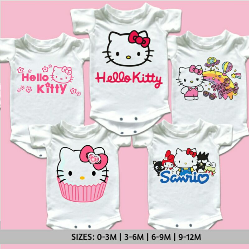 Hello Kitty Baby Onesie (NB to 12Months) | Shopee Philippines