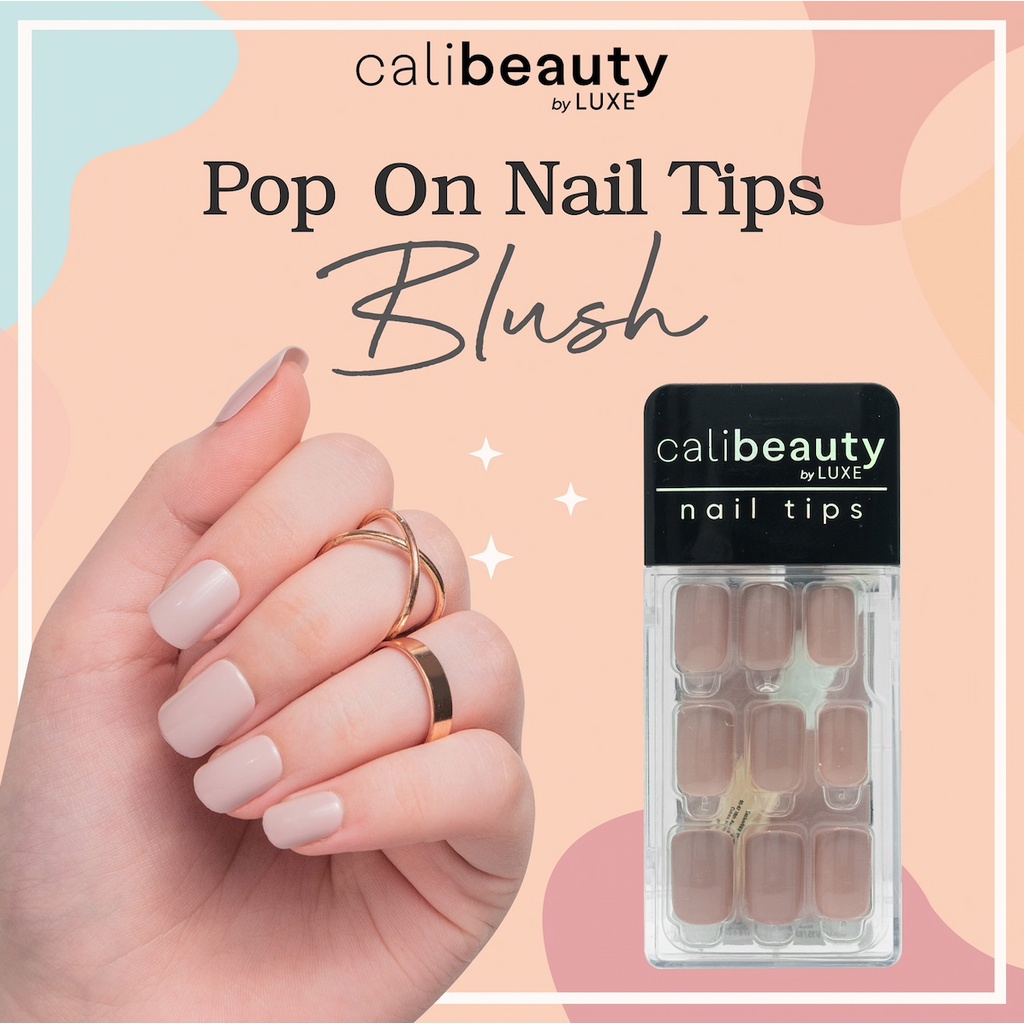 CALI BEAUTY Nail Tips Blush 24 Tips | Shopee Philippines