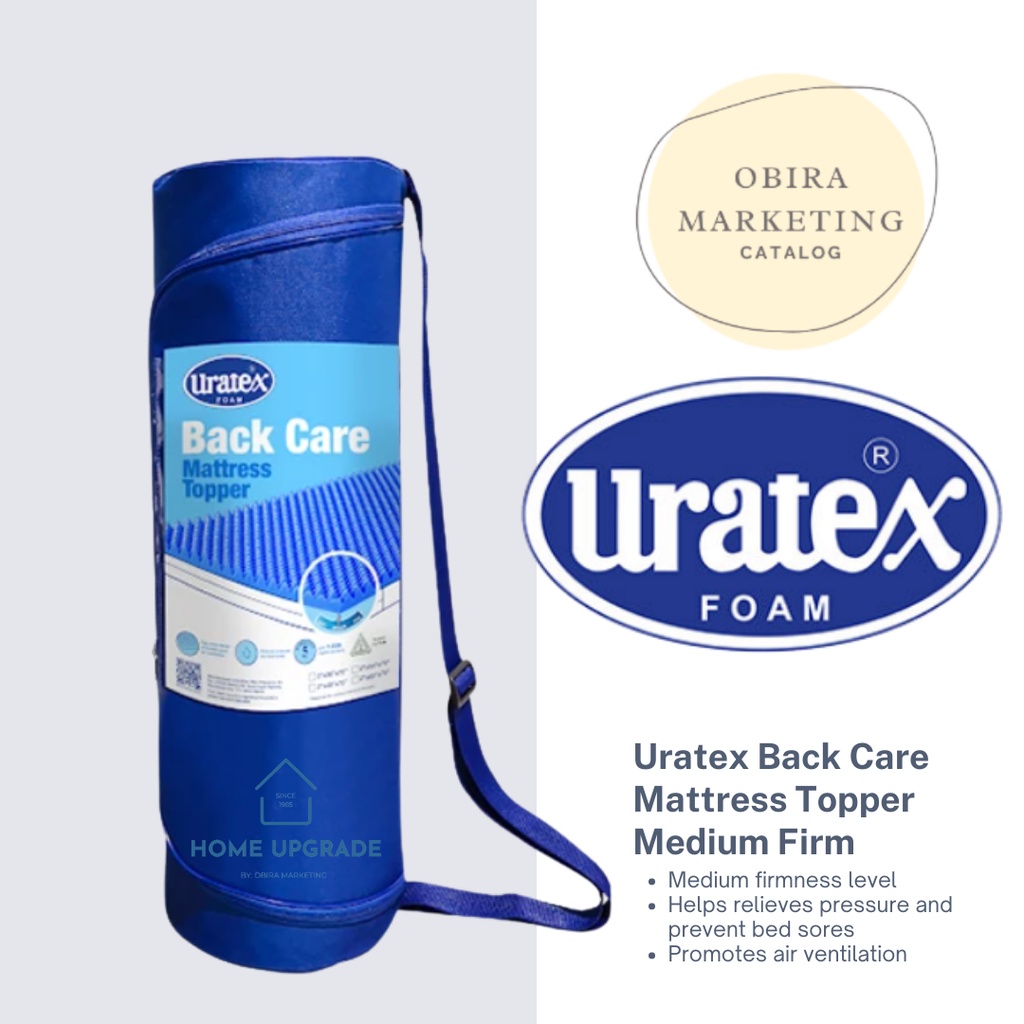 Uratex Back Care (Blue) / Bio-Aire Anti Sore Egg Mattress Topper ...