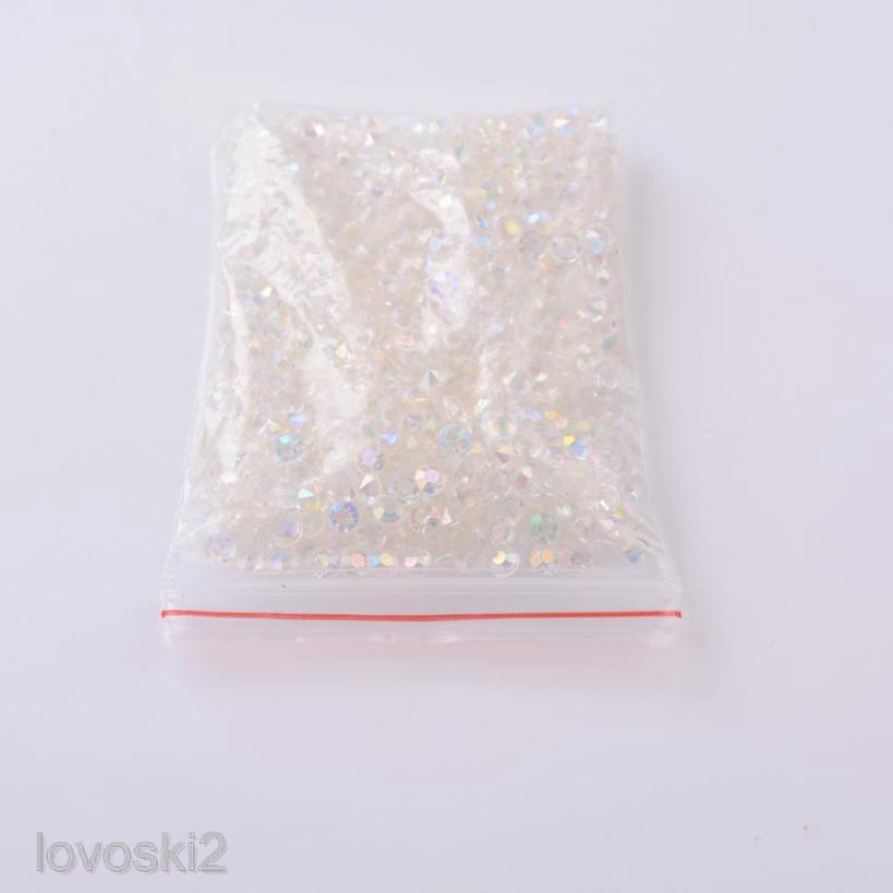 5000pcs CLEAR WEDDING SCATTER CRYSTALS DECORATIONS ACRYLIC BEADS 3mm ...