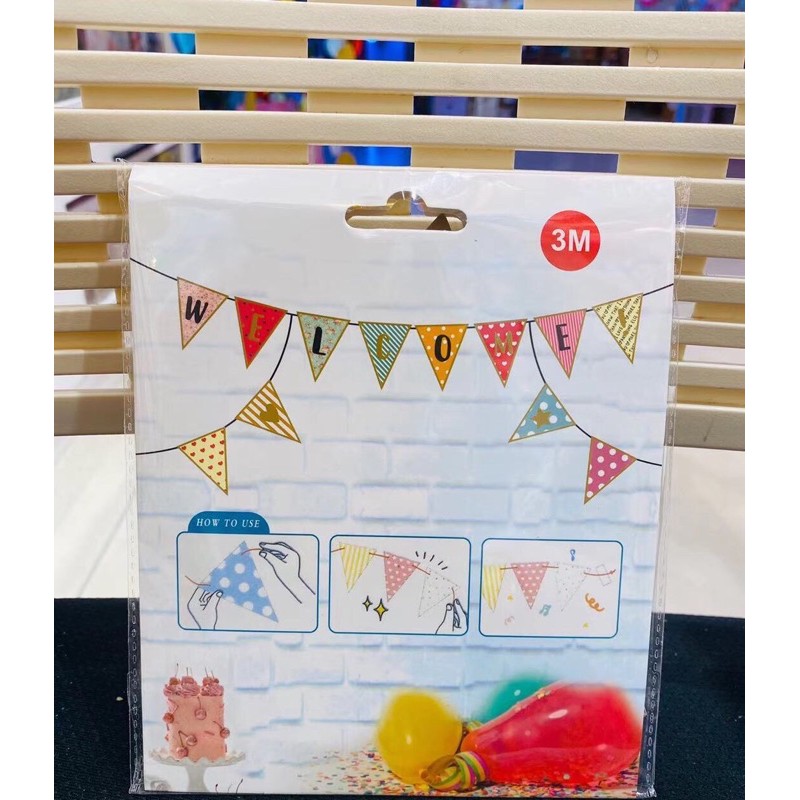 welcome banderitas banner | Shopee Philippines