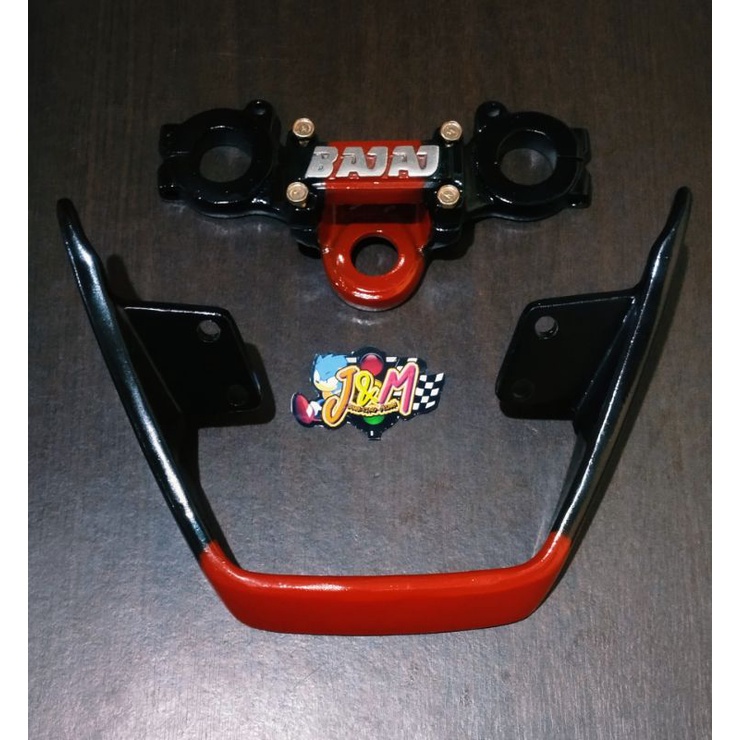 GRAB BAR and LOWERING CROWN SET Kawasaki bajaj ct100/ct125 | Shopee ...