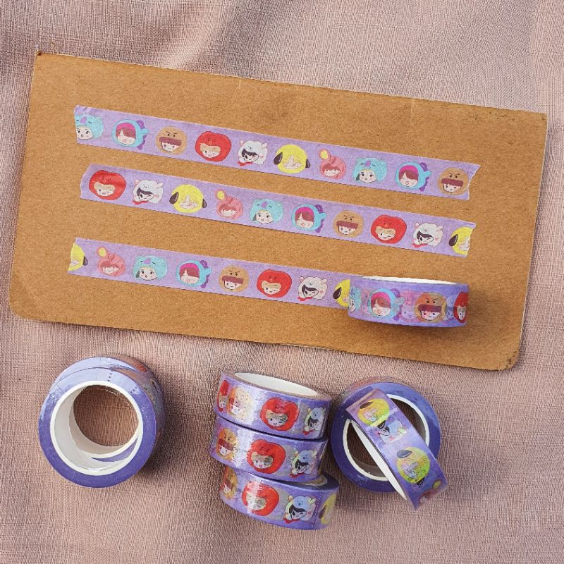 Bts Bangtan BT21 Washi tape Masking tape | Shopee Philippines