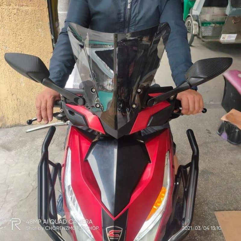 Click v2&v3 125/150 r25 sidemirror&braket and visor. | Shopee Philippines
