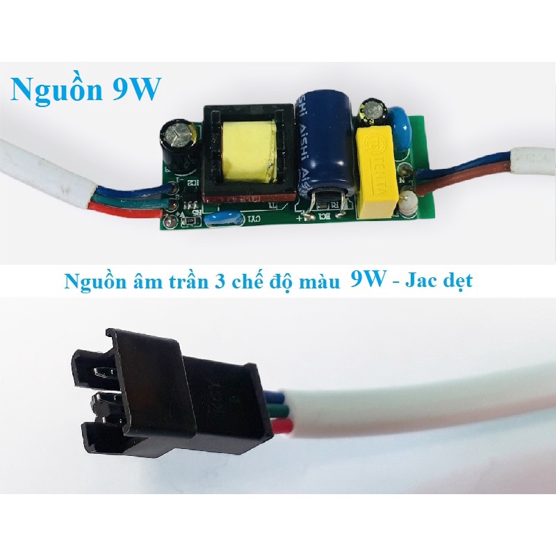 Ceiling source, recessed LED ballast driver, surface panel (4W --18,24 W), 3 color modes, 1 ...
