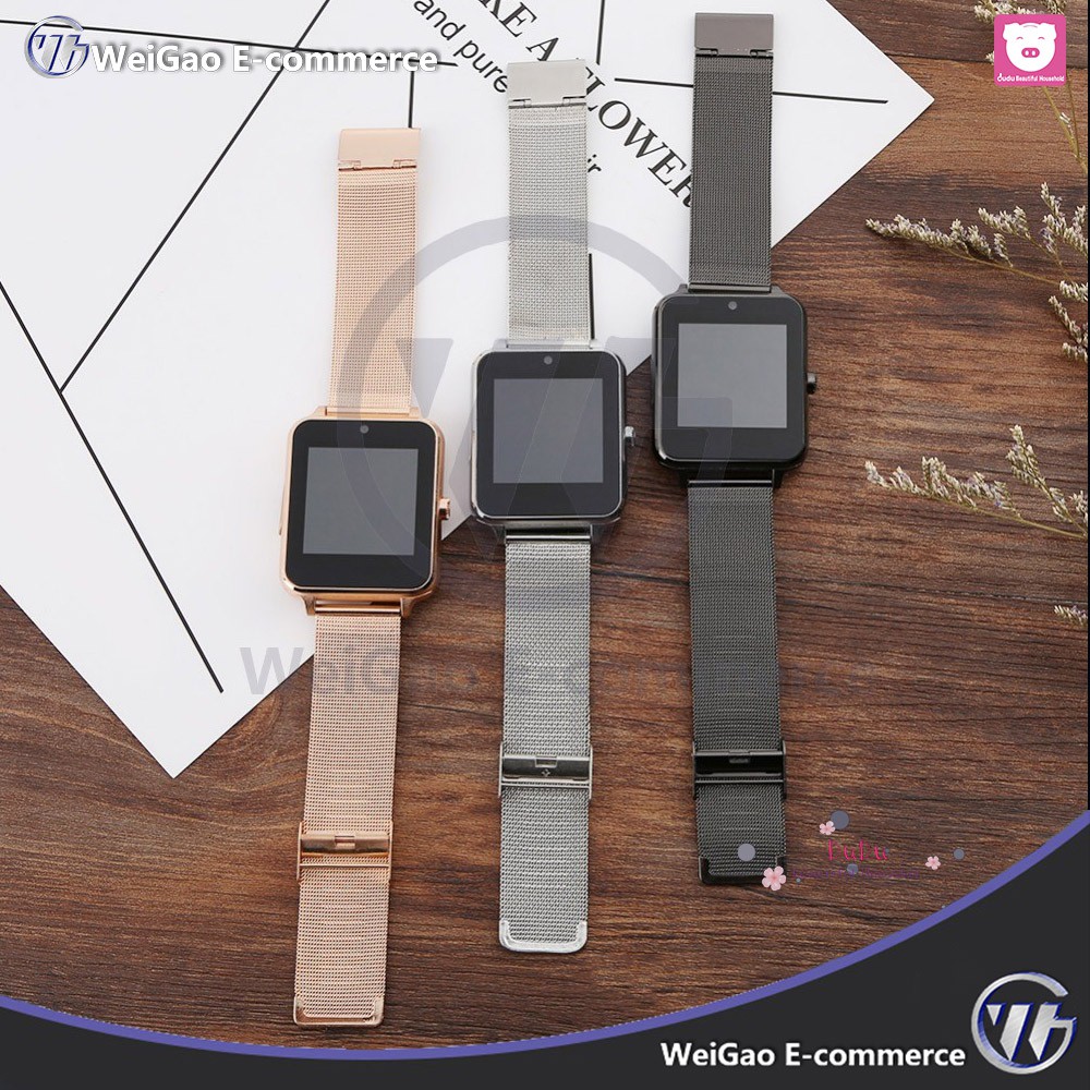 WG Smart Matel Watch Z60 With Camera Bluetooth TF/SIM Card | Shopee ...