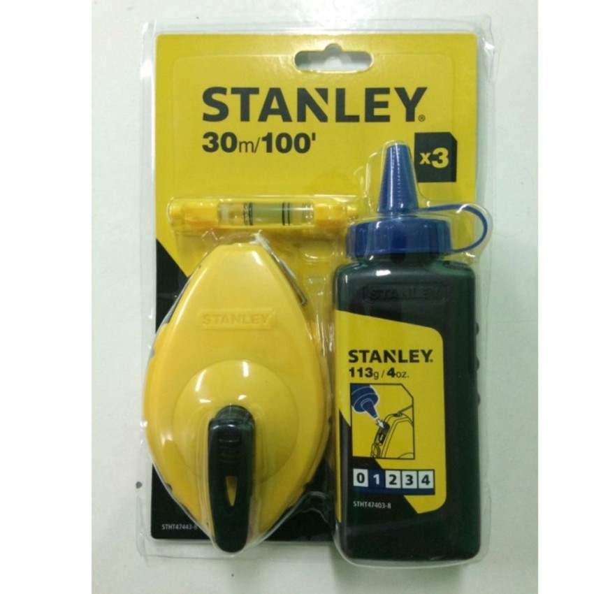STANLEY CHALK LINE LEVEL BLUE (47-443) | Shopee Philippines