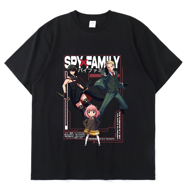 Anime Spy X Family T Shirt Men Women Anya Forger Yor Forger Loid Forger ...