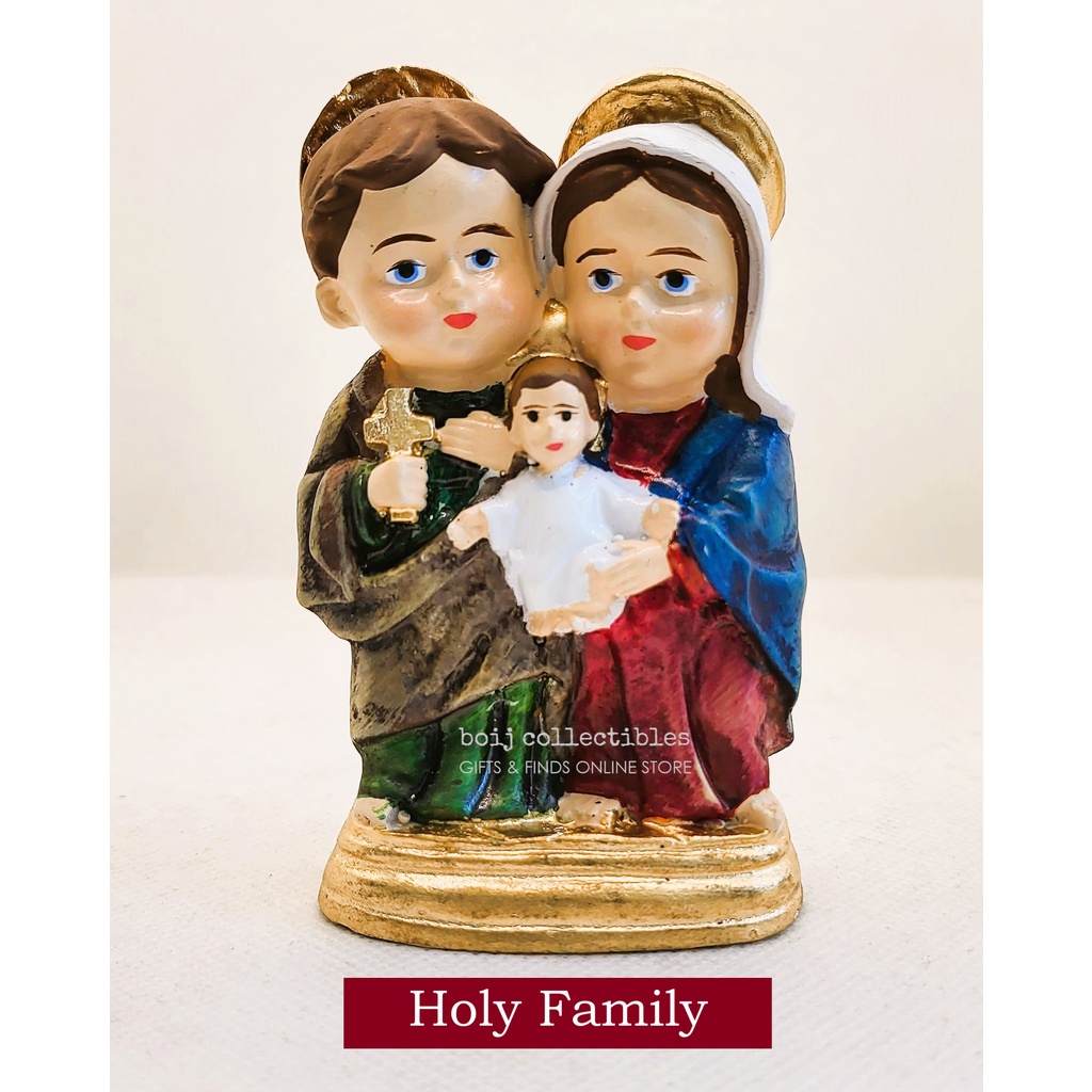 Chibi Religious Mini Statues Holy Family Sto. Nino Virgin Mary St ...