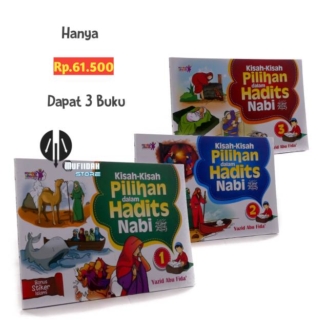 NABI SELECTED STORIES IN THE PROPHET'S HADITH VOLUMES 1-3 | Shopee ...