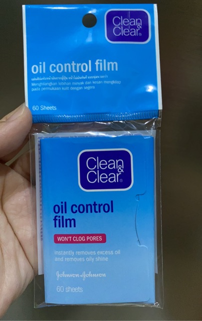 Clean And Clear Oil Control Film 60s | Shopee Philippines