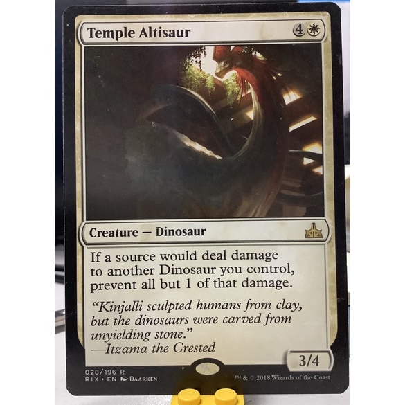 MAGIC: The Gathering - Temple Altisaur (Rivals of Ixalan) | Shopee ...