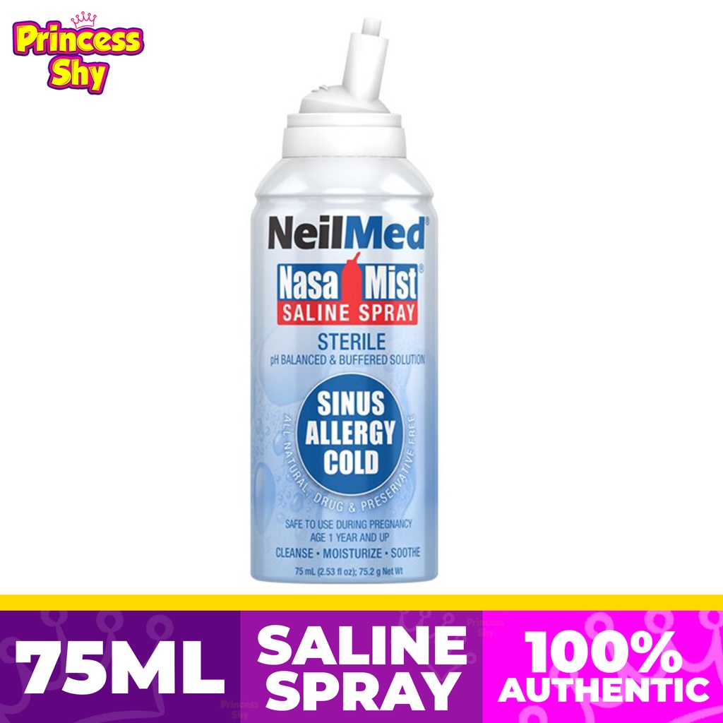 Neilmed Nasamist Sterile Saline Spray 75ml | Shopee Philippines