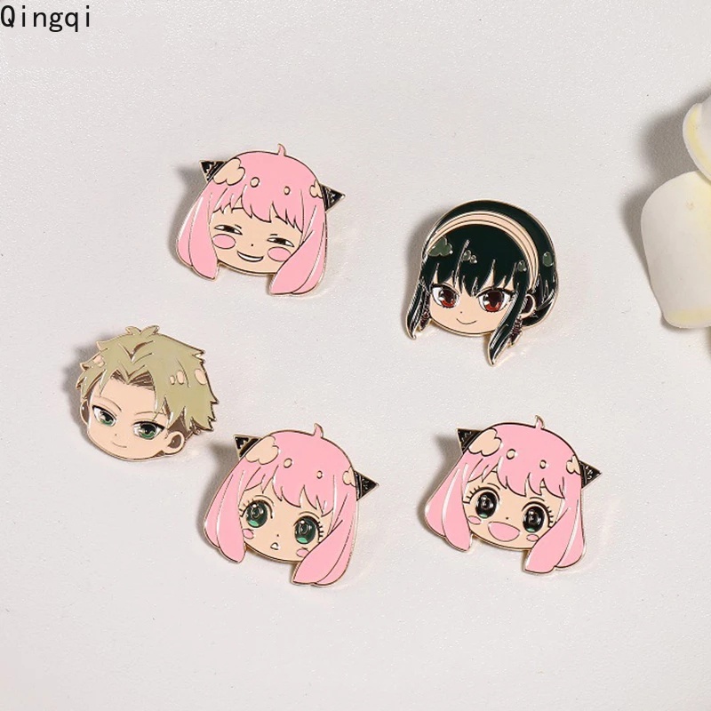 Japanese Anime SPY×FAMILY Enamel Pin Cute Cartoon Character Brooch ...