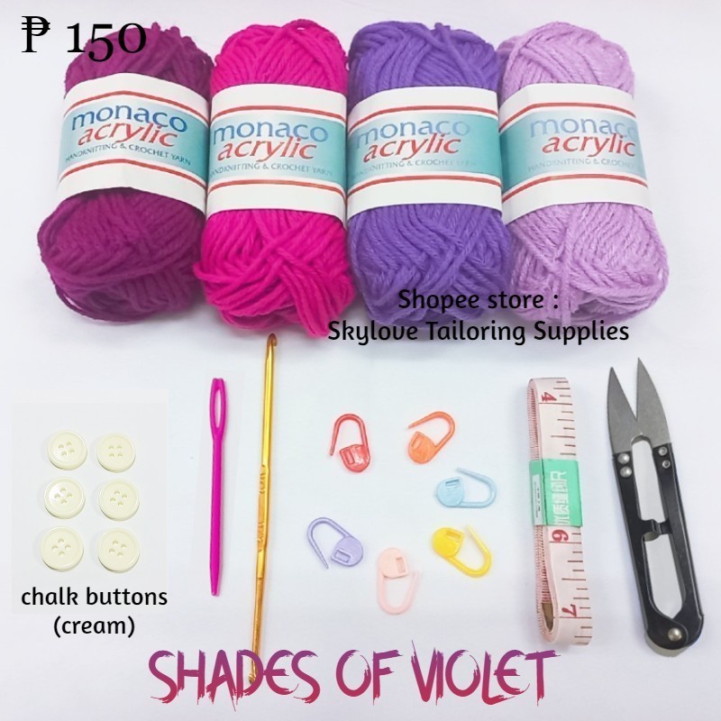 Crochet Set | Crochet Beginner's Set | Starter Kit for Beginners |4ply ...